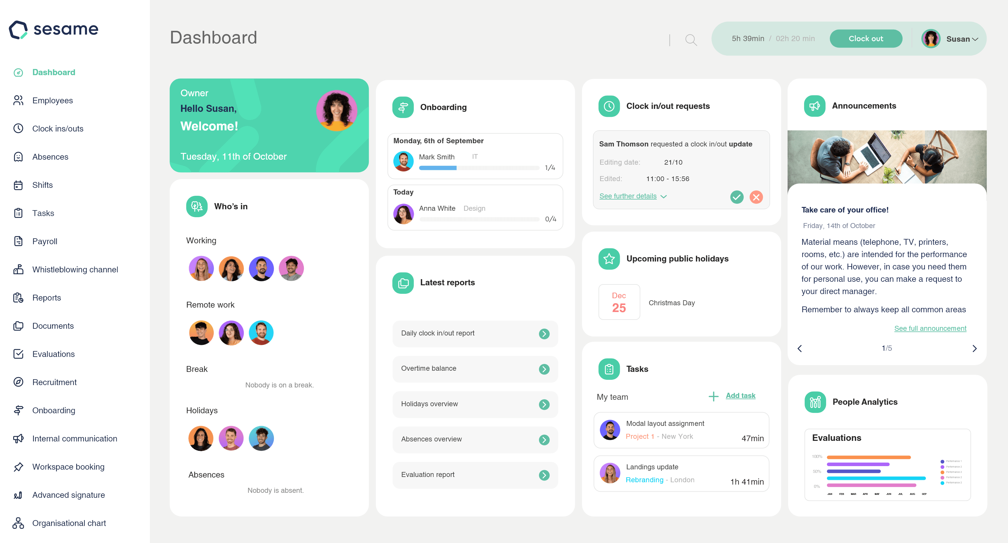 Sesame HR The Most Complete Human Resources Software